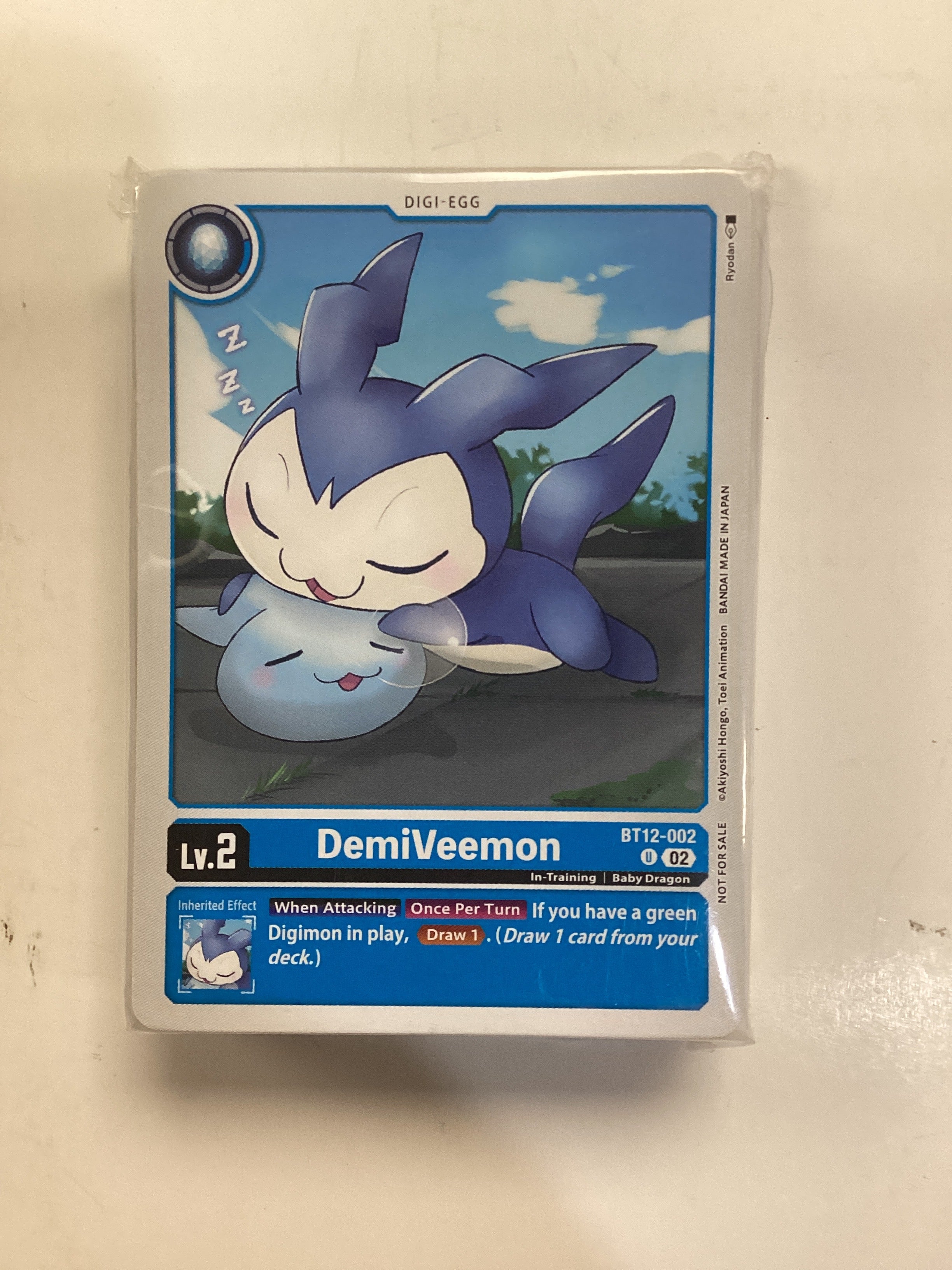 Digimon Card Game Beginning Tutorial Deck Sealed Promo Deck DemiVeemon ...